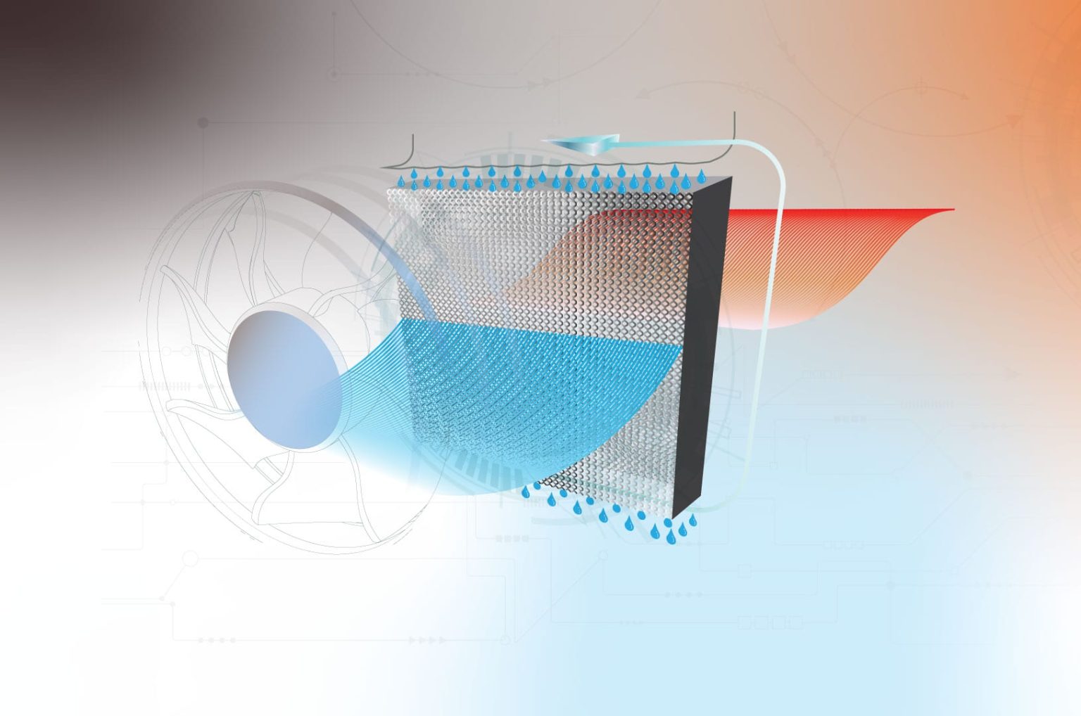 Breezair adiabatic cooling | adiabatic cooler - Seeley International Europe