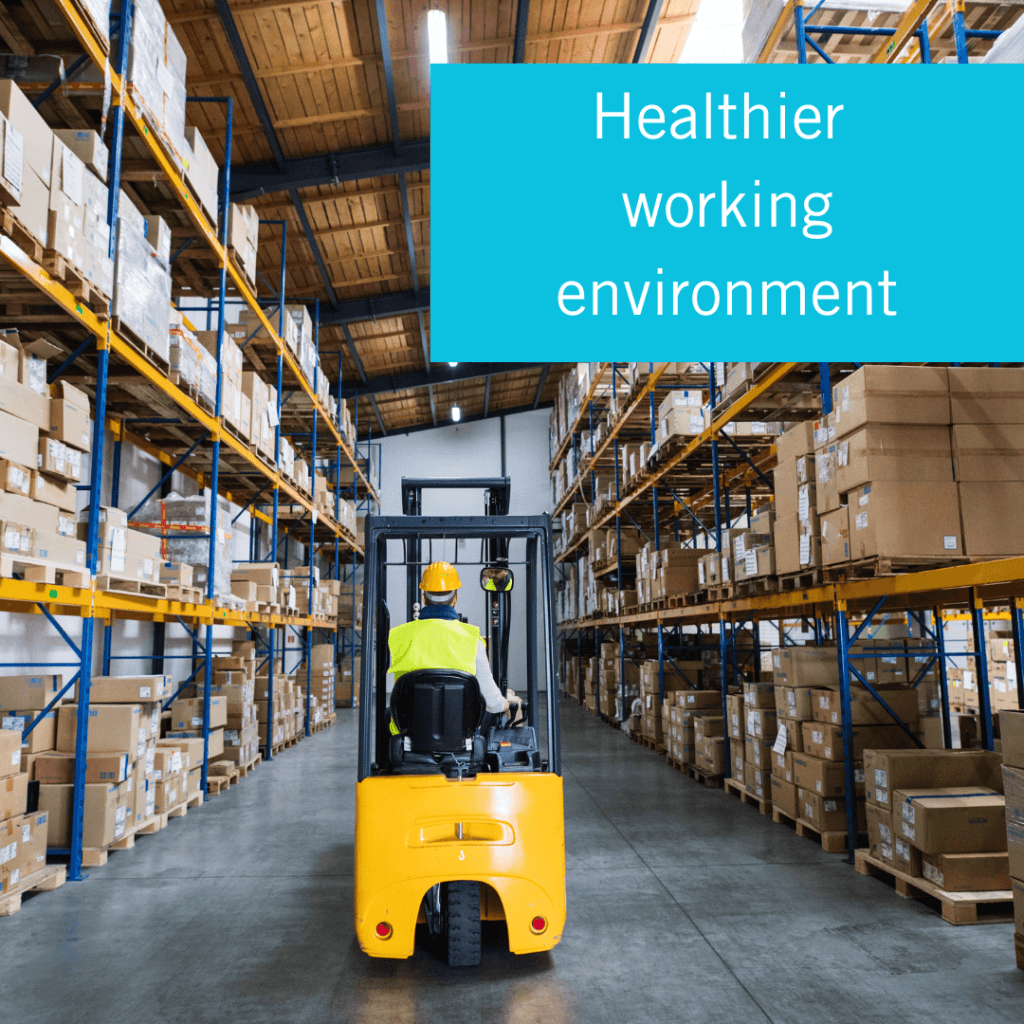 Warehouse air conditioning - Seeley International